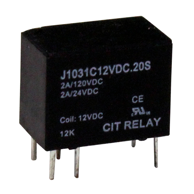 J1031C12VDC.20S CIT Relay and Switch | Relays | DigiKey