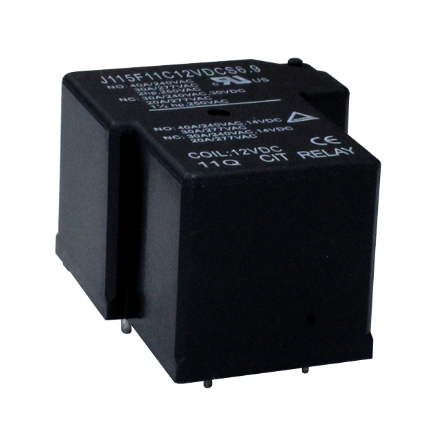J115F11C12VDCS6.9 CIT Relay and Switch | Relays | DigiKey