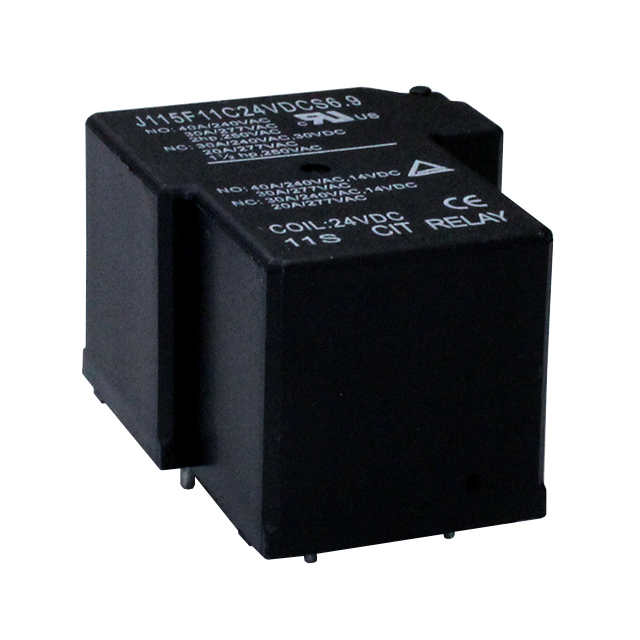 J115F11C24VDCS6.9 CIT Relay and Switch | Relays | DigiKey