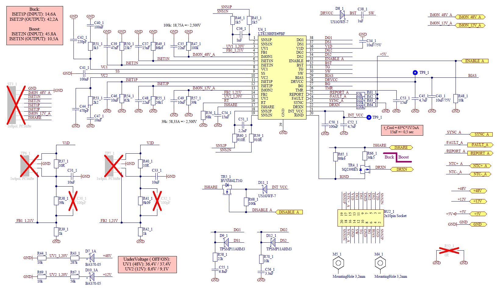 1KW-DCDC-48V12V (#1): Bidirectional 48V to 12V Converter