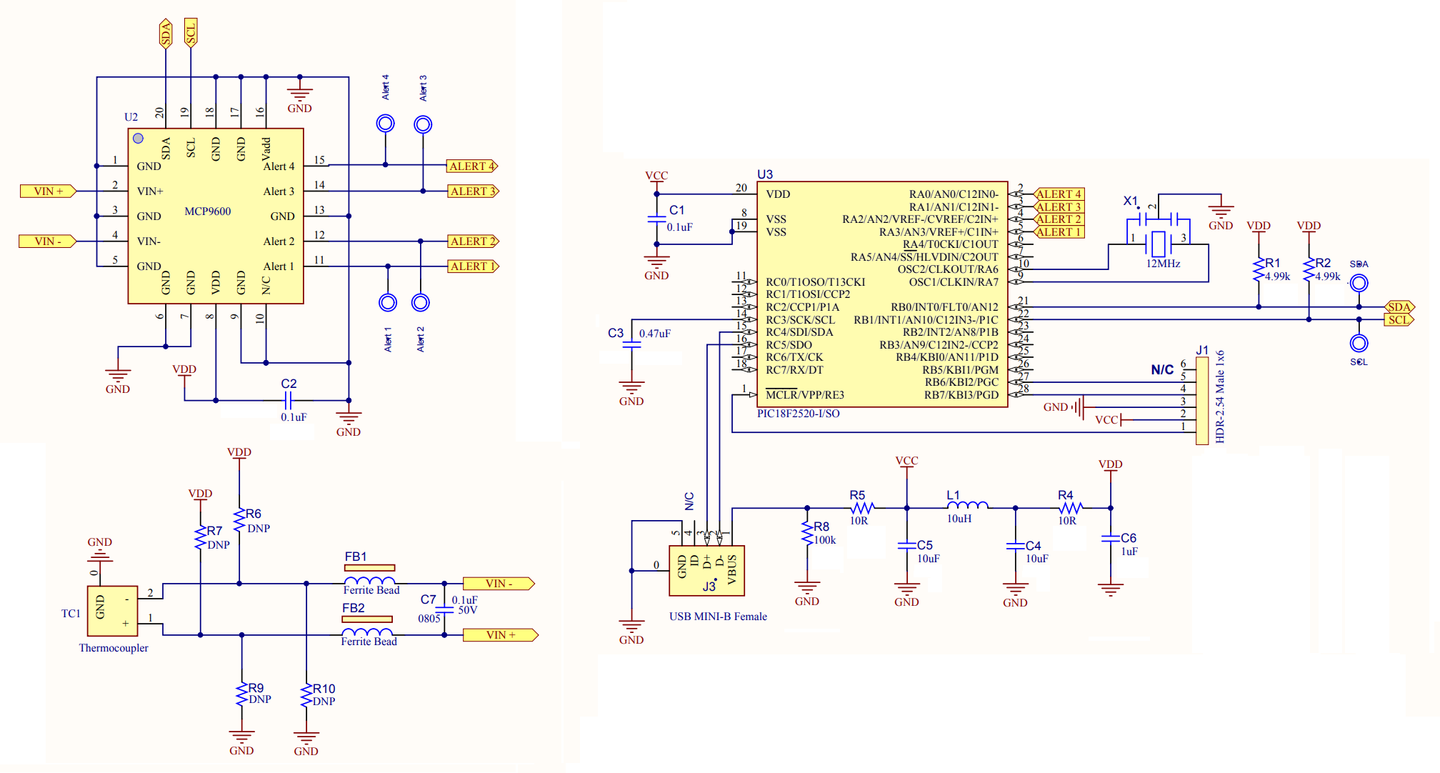 ADM00665: K Type Thermocouple Interface
