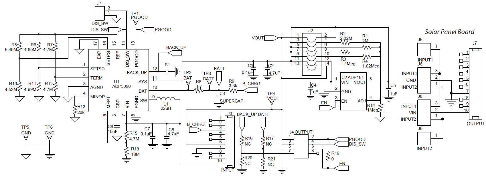 ADP5090-2-EVALZ: 3.5V @ 800mA, 0.8 ~ 3.3V in