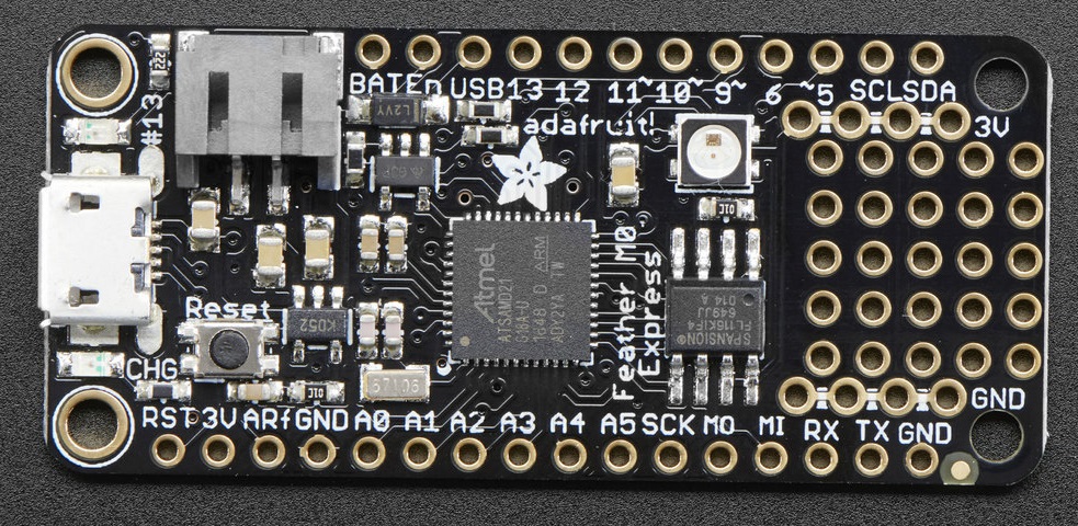 3403: Adafruit Feather M0 Express - ATSAMD21 Cortex M0