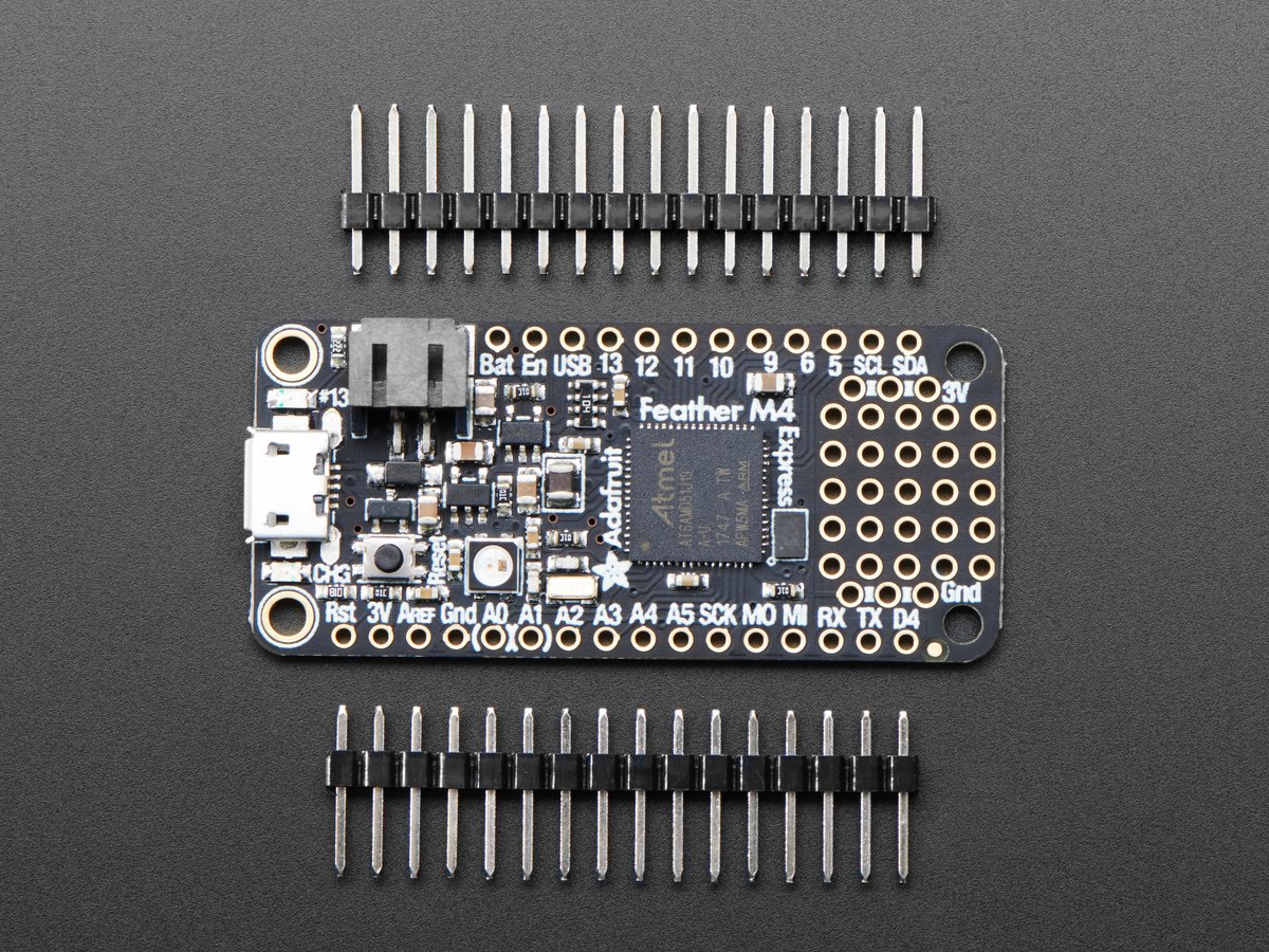 3857: Adafruit Feather M4 Express - ATSAMD51 Cortex M4