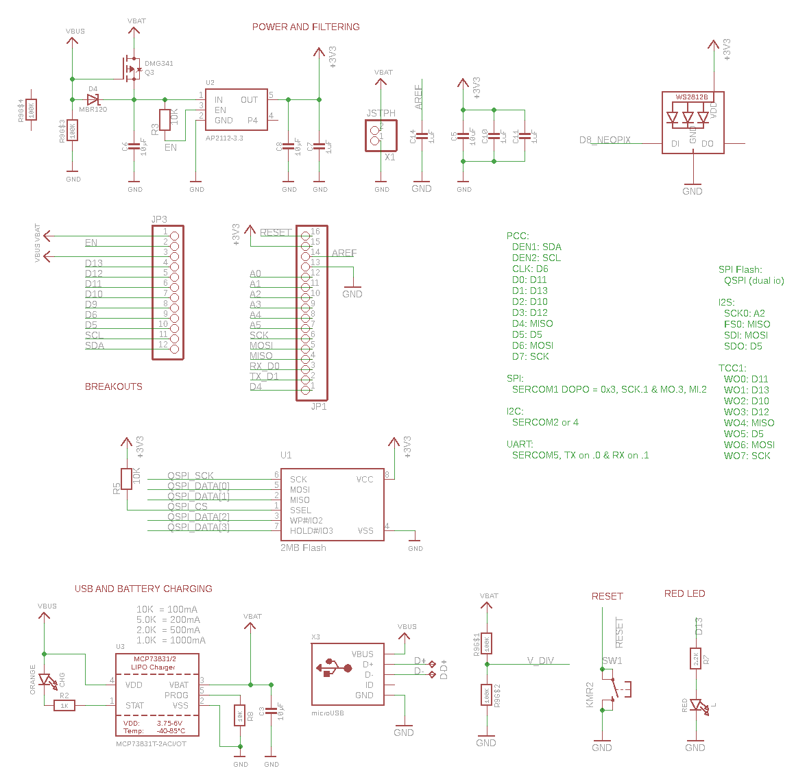 3857: Adafruit Feather M4 Express - ATSAMD51 Cortex M4