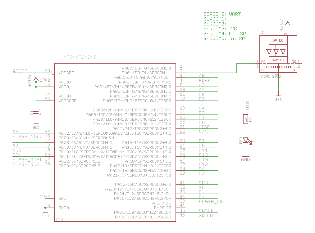3727: Itsy Bitsy M0 Express - ATSAMD21 Cortex M0