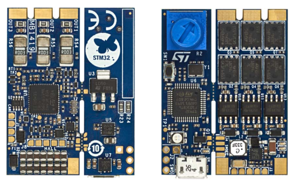 B-G431B-ESC1: 3-PH, BLDC, 40A, 3S ~ 6S in, Electronic Speed Control