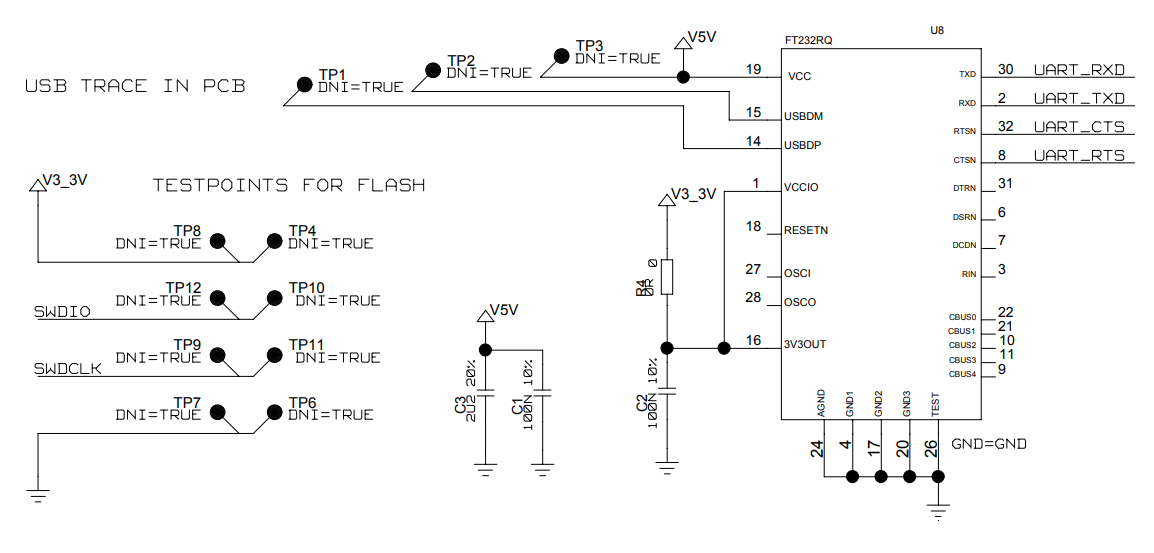 B204: Bluetooth Low Engery and 5.0 USB Dongle - NINA-B1