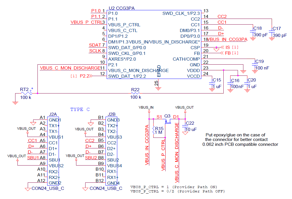 CCG3PA PI 27W: USB Type-C AC Adapter, 9V @ 3A, Power Integrations