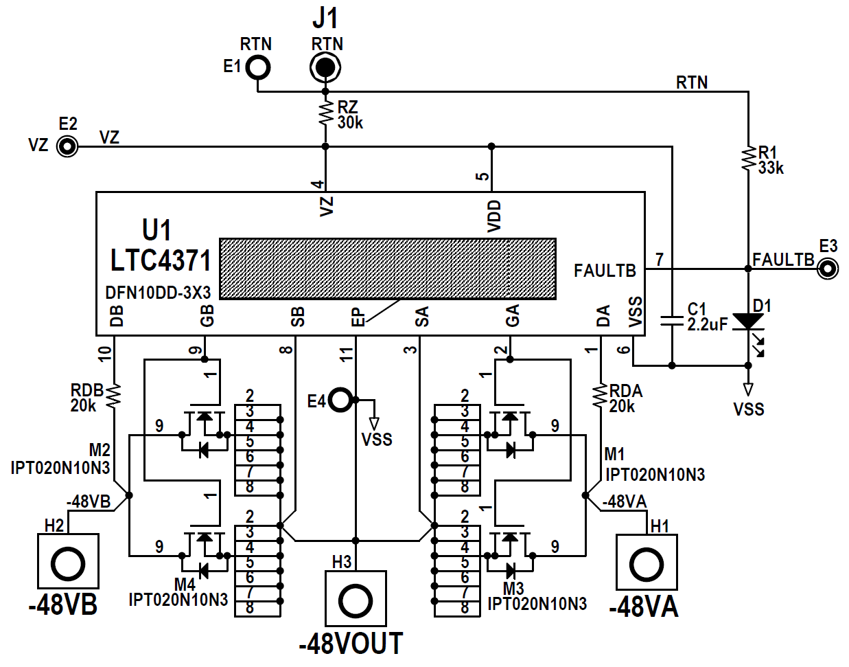 DC2180A: Dual Negative Voltage Ideal Diode - ORing Controller and Monitor