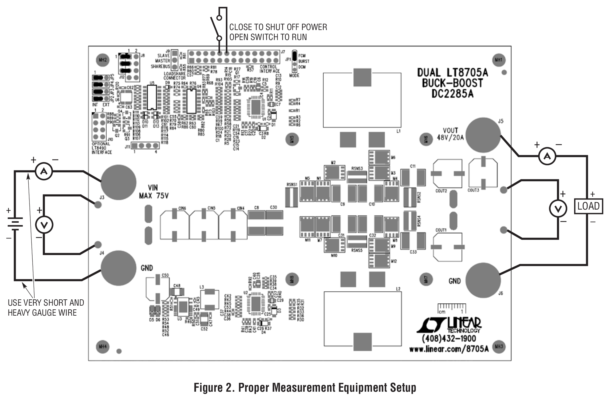 DC2285A: 48V @ 20A, 36 ~ 75V in Buck/Boost