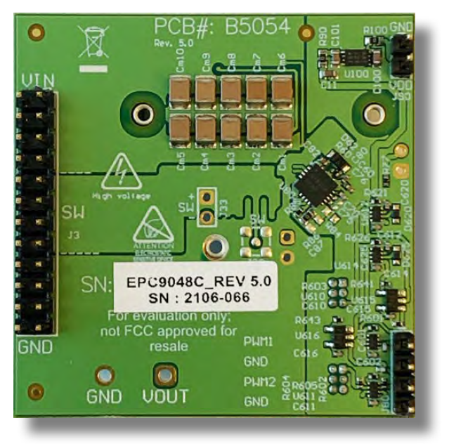 EPC9048C: 15A, 0 ~ 160V, Half H-Bridge