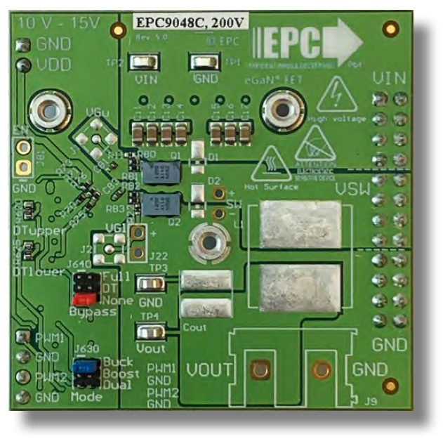 EPC9048C: 15A, 0 ~ 160V, Half H-Bridge
