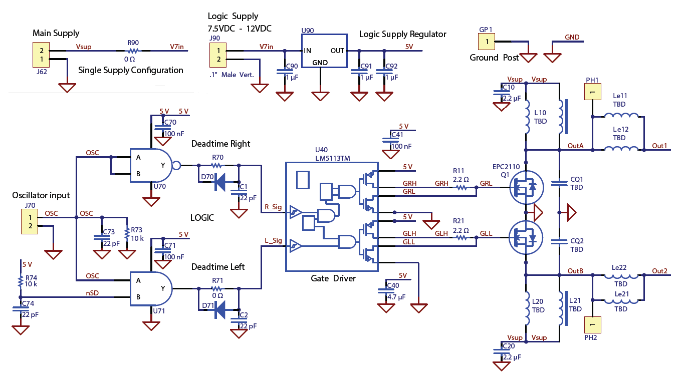 EPC9058: 2A, 0 ~ 52V, 15MHz, Class E Amplifier