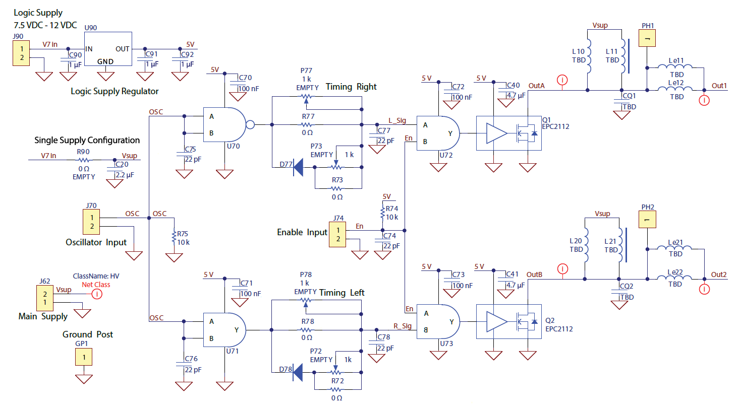 EPC9089: 4A, 0 ~ 80V, 10MHz, Class E Amplifier