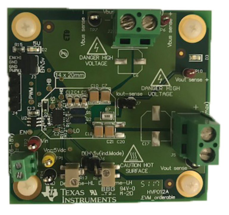 LMG1210EVM-012: 10A, 0 ~ 100V Half Bridge Driver