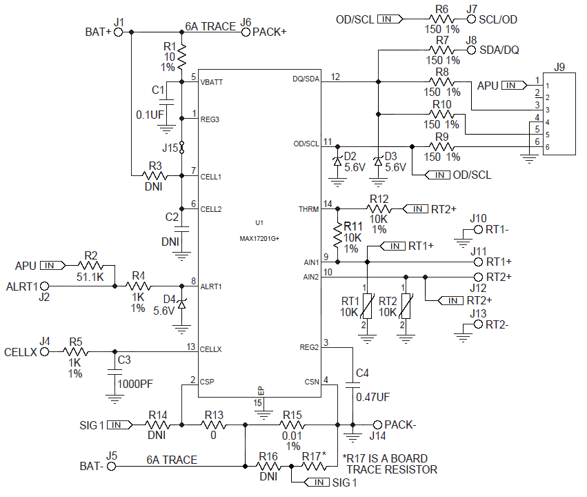 MAX17201GEVKIT#: 1-Cell Li-Ion Fuel Gauge, 2.1 ~ 4.9 Vin