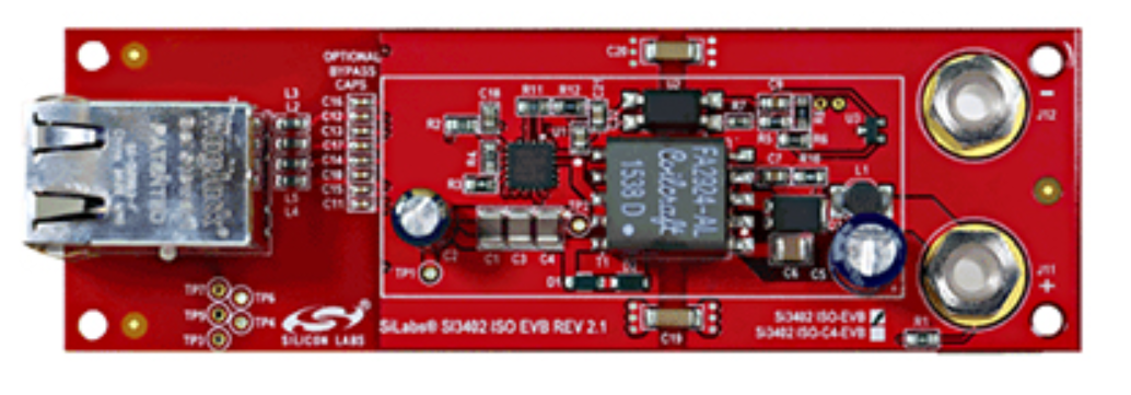 SI3402BISO-EVB: Isolated 802.3at Type 1 PoE PD