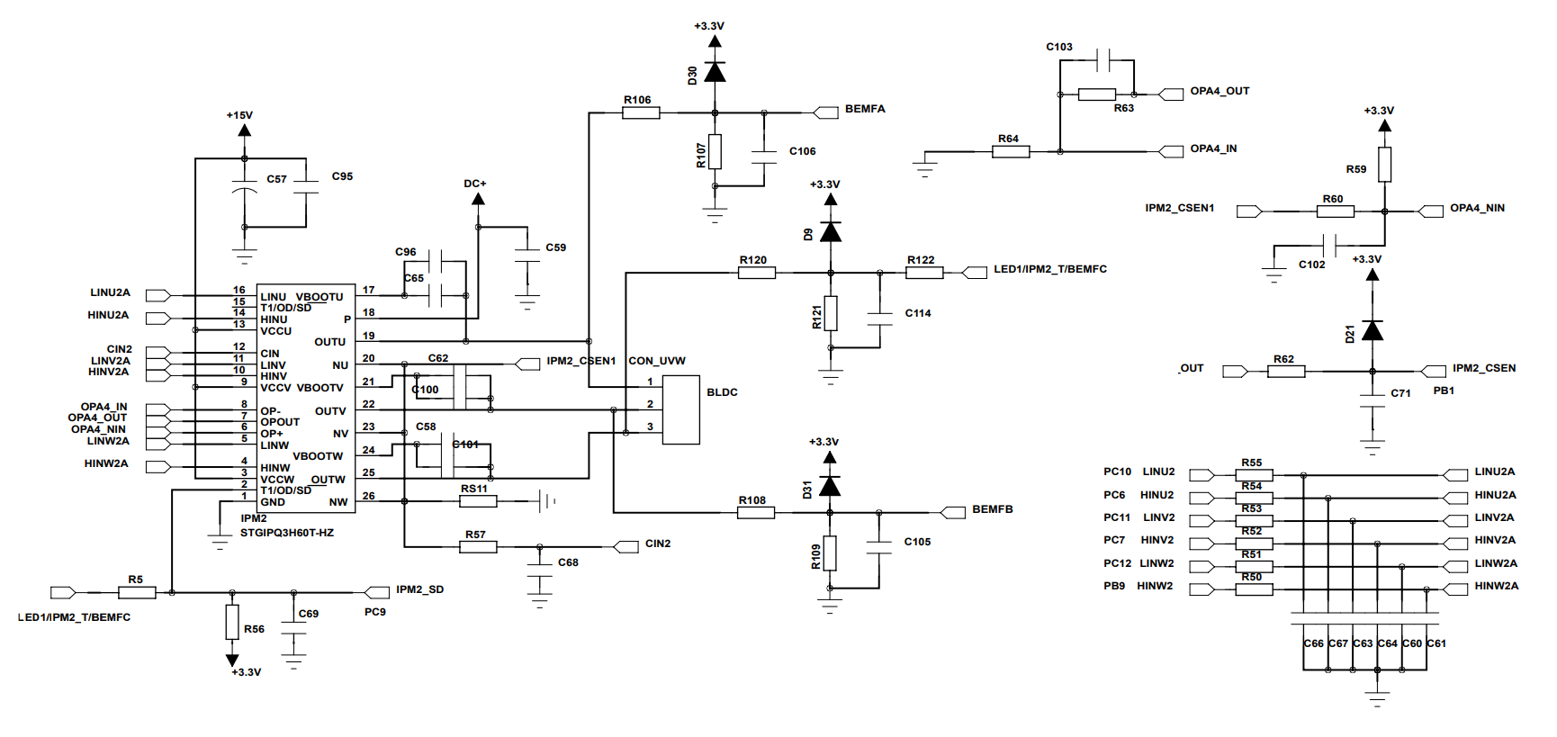 STEVAL-CTM010V1: 1.5kW Dual 3-Ph Sensorless Motor Driver