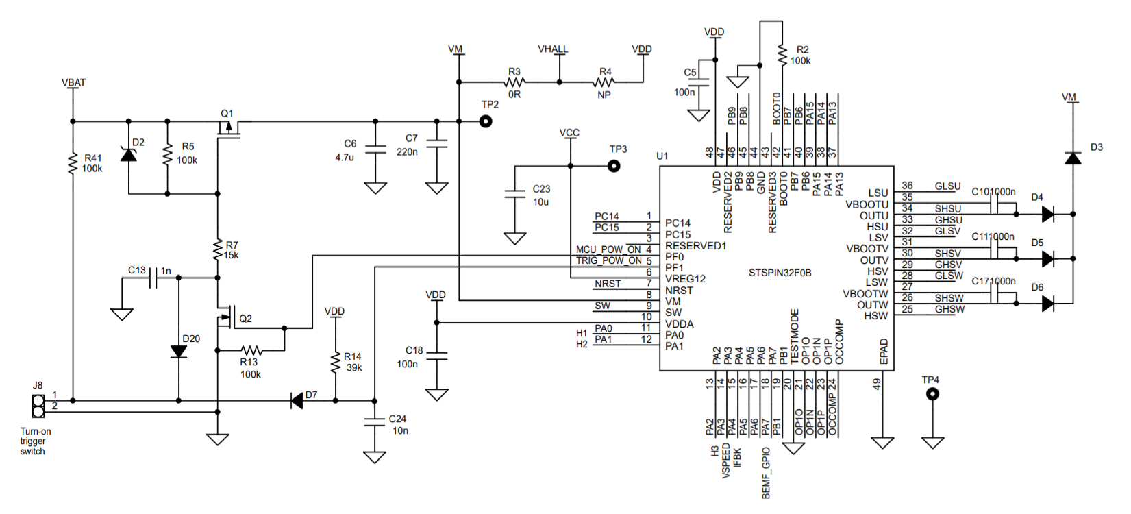 STEVAL-PTOOL1V1: 3-PH, BLDC, 15A, 2S ~ 6S in, Electronic Speed Control ...