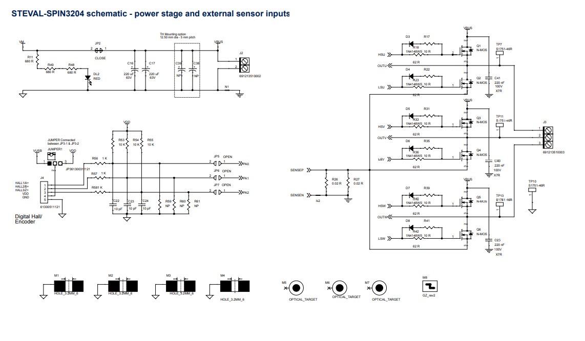 STEVAL-SPIN3204: 15A, 7 ~ 45V, 3Ph-BLDC