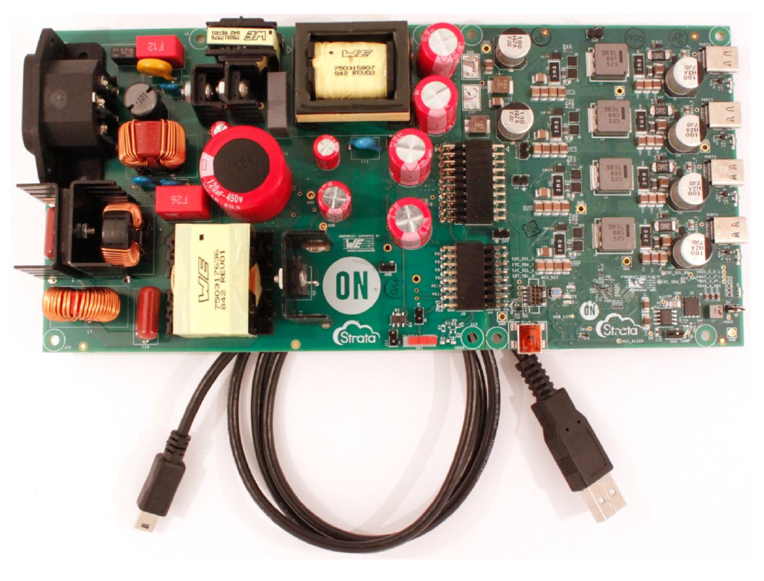 STR-USBC-4PORT-200W-EVK: USB AC-DC 4-Port 200W Source