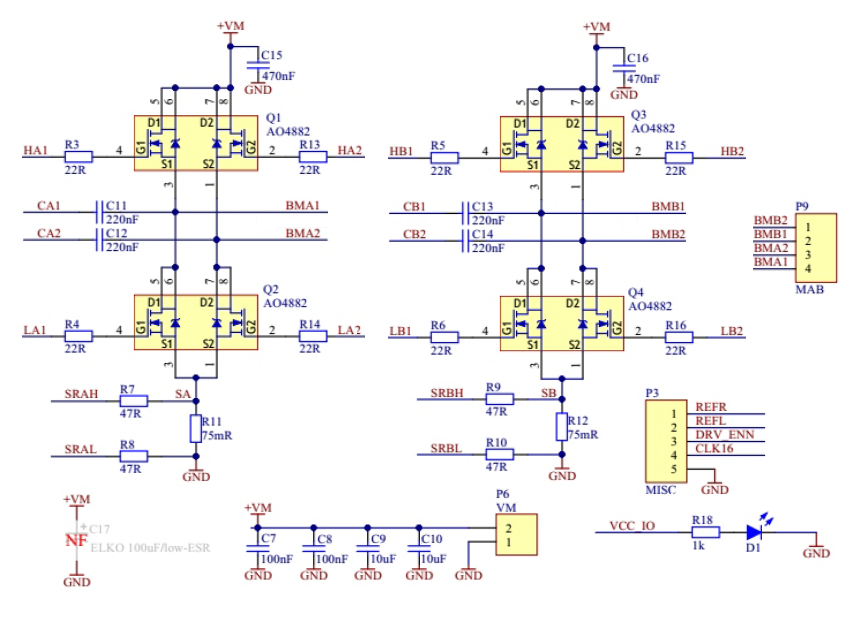 TMC5160-BOB: Bipolar Stepper, 2.8A @ 9 ~ 36V