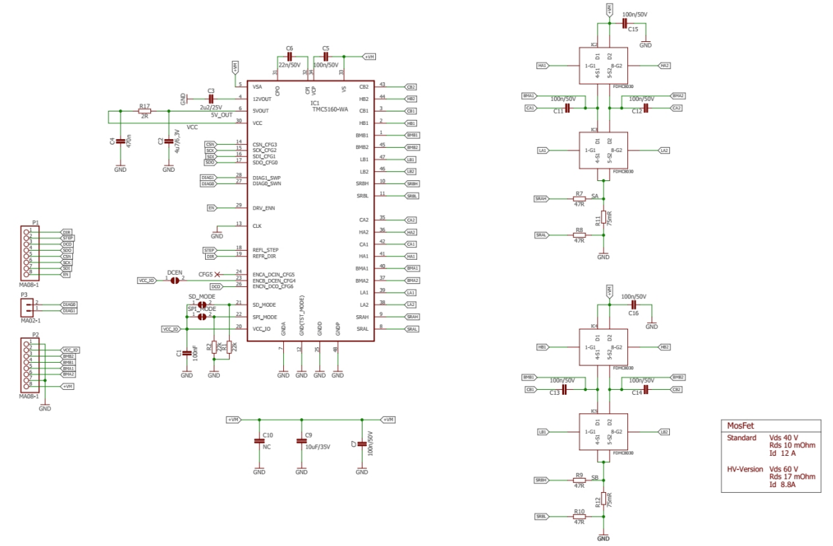 TMC5160SILENTSTEPSTICK: 3A, 8 ~ 60 V, Bipolar Stepper Motor Driver