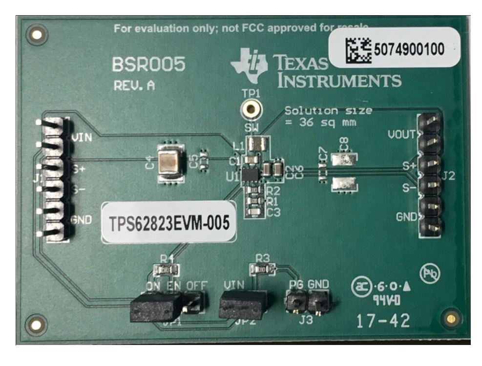 TPS62823EVM-005: 1.8V @ 3A, 2.4 ~ 5.5 Vin