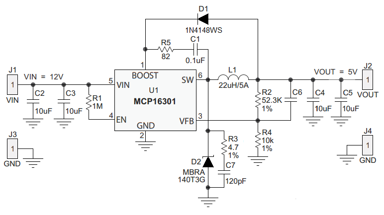 ADM00433: 5V @ 600mA, 6 ~ 30V in