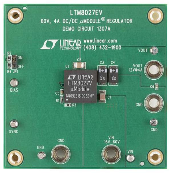 DC1307A: 12V @ 4A, 16 ~ 60V in