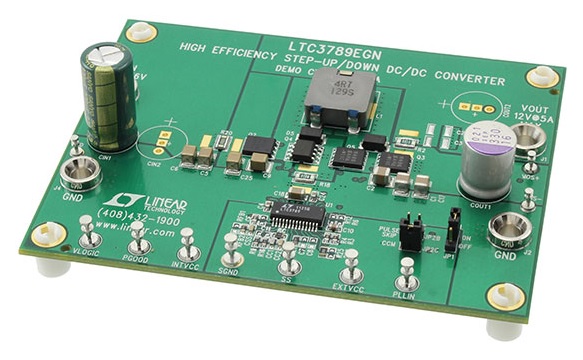 DC1523A: 12V @ 5A, 5 ~ 36V in, Buck/Boost