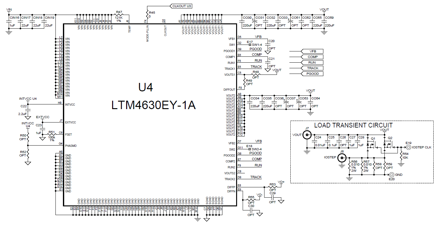 DC2164A-B: 1V @ 105A, 4 ~ 15V in, Buck