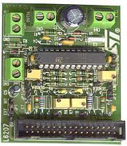 EVAL6207N: Stepper and DC Motor Driver Board