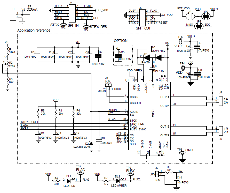 EVAL6470H: 3A Bi-Polar Motor Driver, 8 ~ 45V in