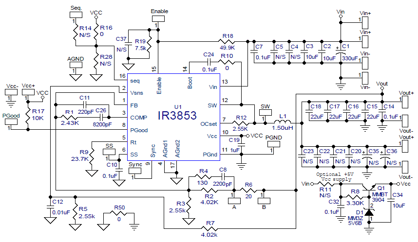 IRDC3853: 1.8V @ 4A, 12V in