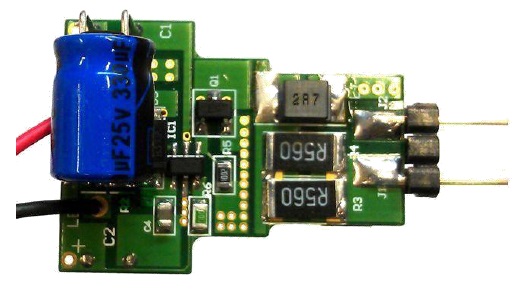 MR16 10W BOARD(#1): 1.02A @ 6.6V Max, 230VAC in