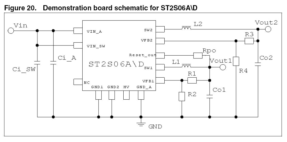 STEVAL-ISA049V1: 1.2V & 3.3V @ 500mA, 5V in